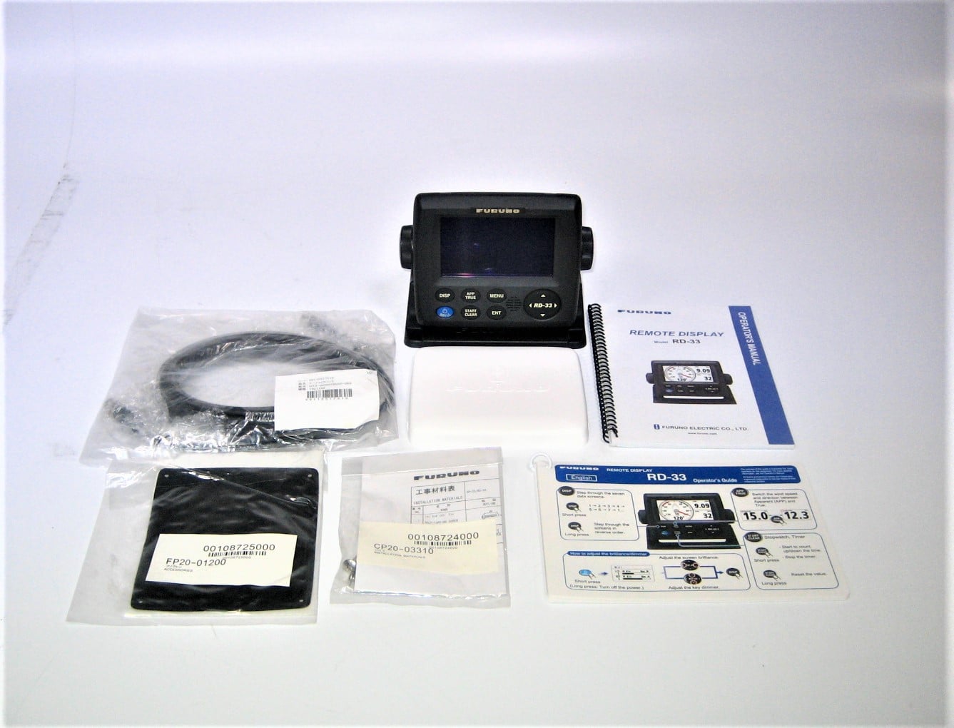 Furuno RD-33 4.3" LCD N2K Multi-Color Data Display + Installation Kit ...