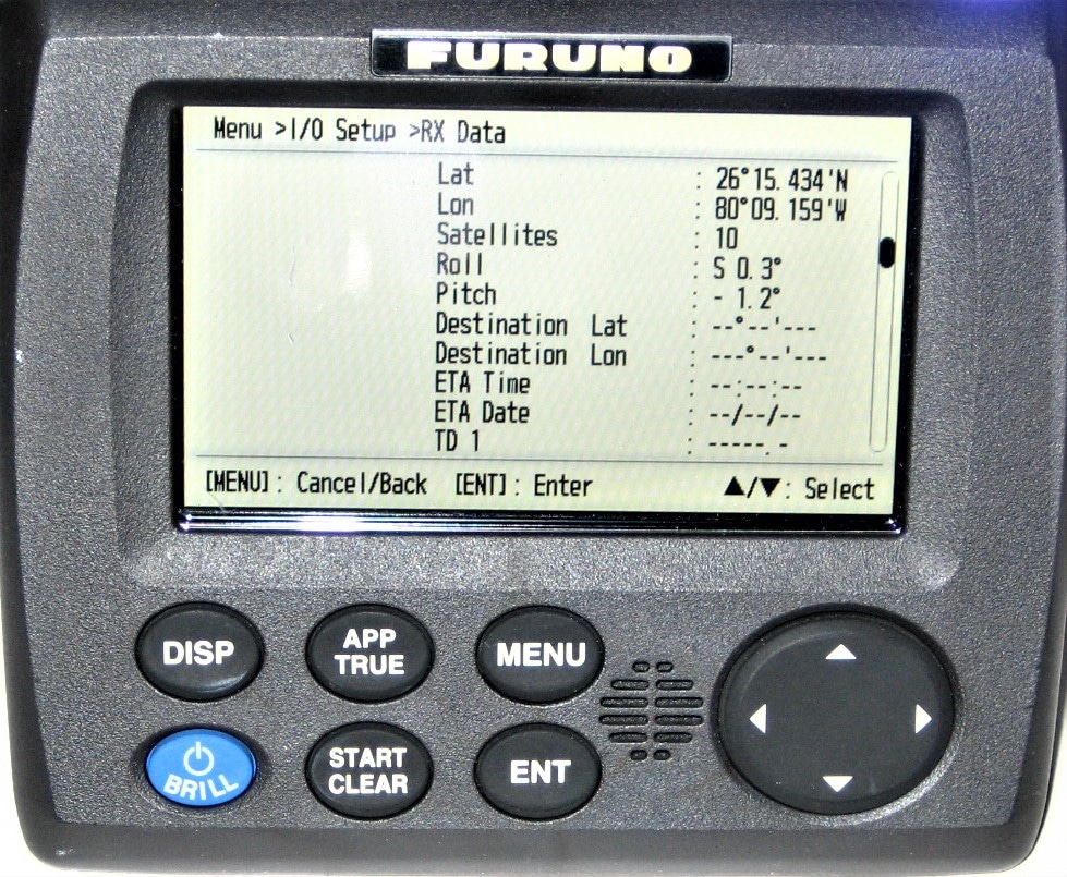 Furuno RD-33 4.3" LCD N2K Multi-Color Data Display + Installation Kit ...