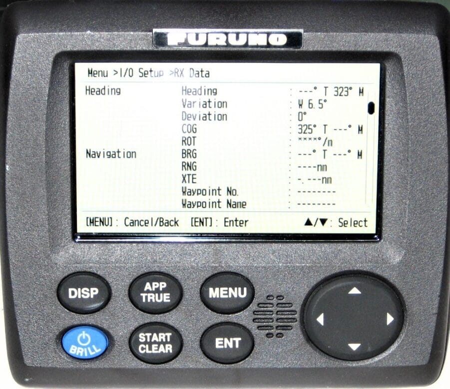 Furuno RD-33 4.3" LCD N2K Multi-Color Data Display + Installation Kit ...
