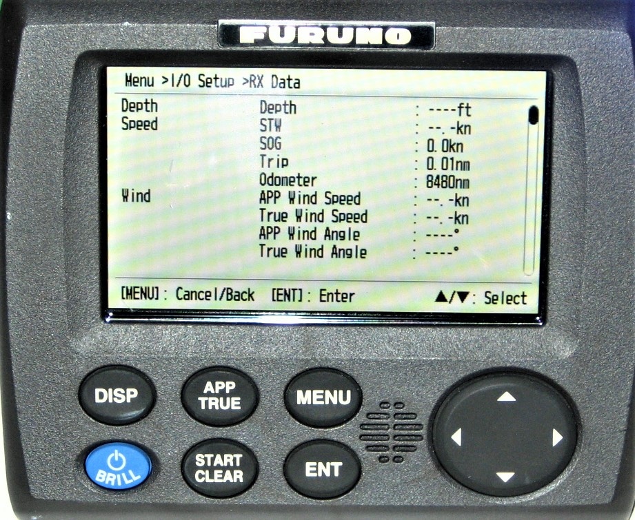 Furuno RD-33 4.3" LCD N2K Multi-Color Data Display + Installation Kit ...