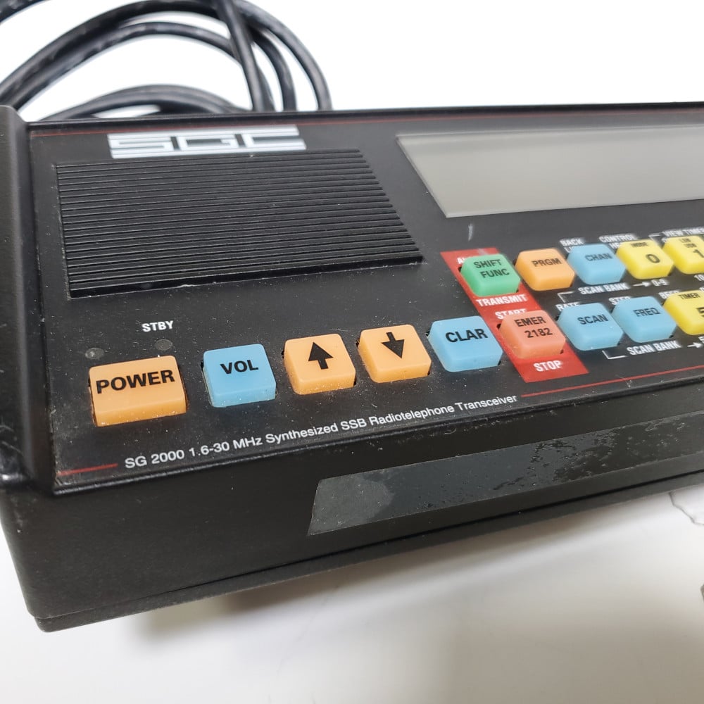 SGC SG 2000 - HF SSB Radiotelephone Head - For Parts - Max Marine ...