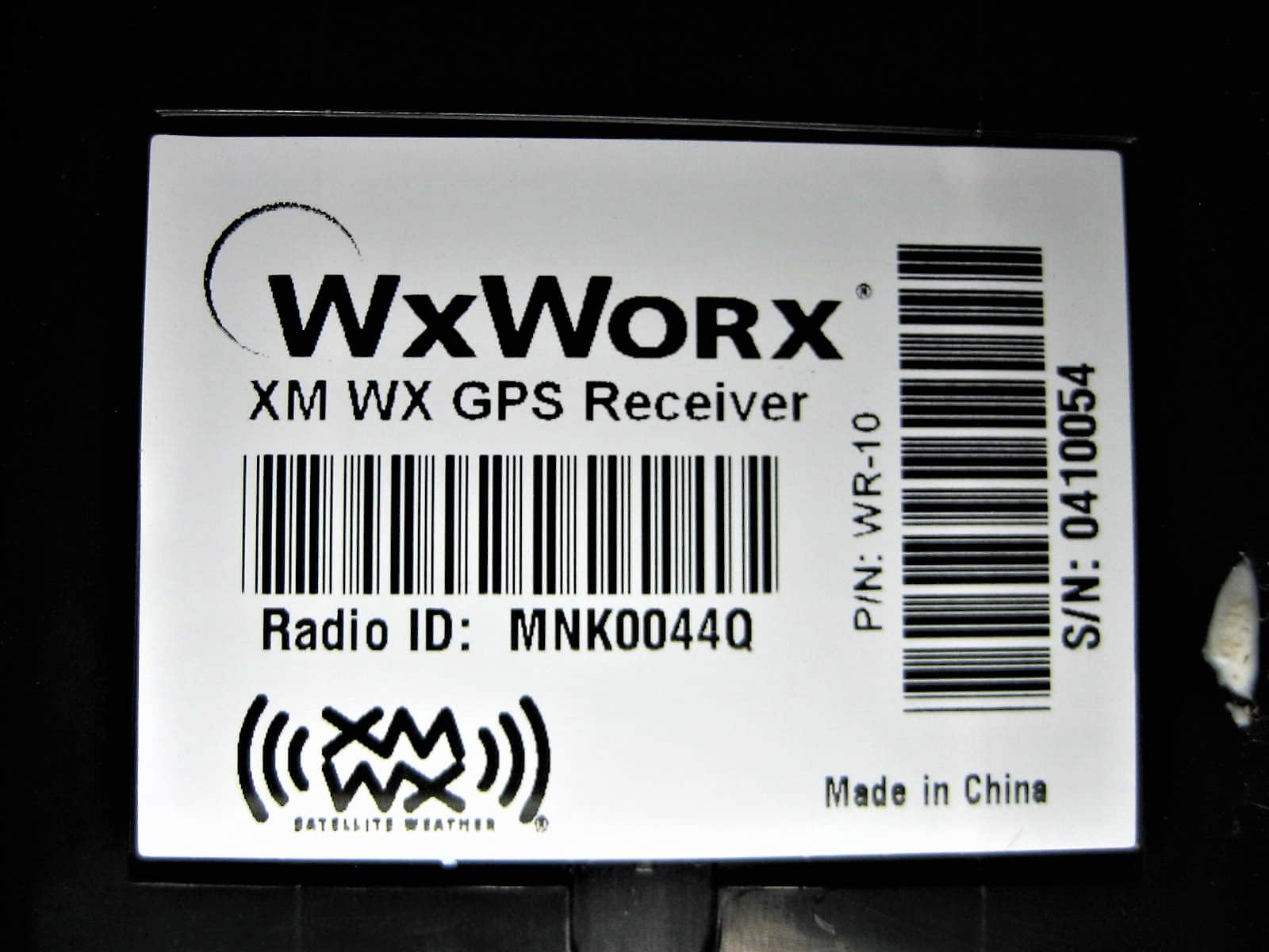 WxWorx WR-10 XM WX Satellite Weather GPS Data Receiver Box - Max Marine ...