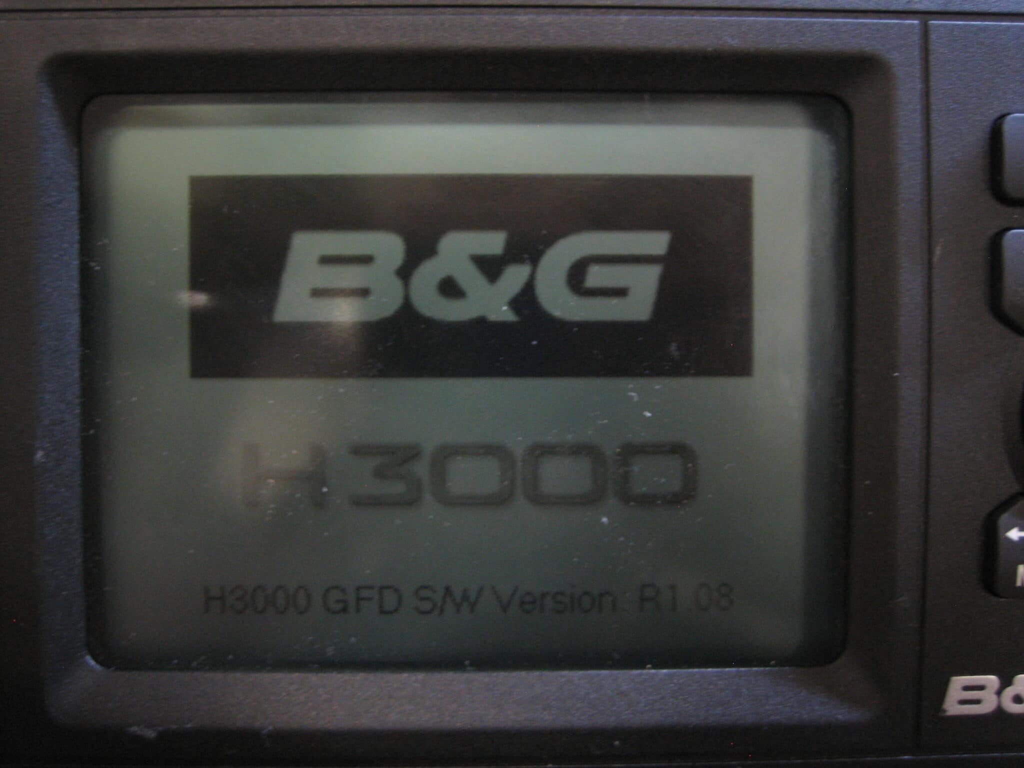 B&G H3000 GFD MONO Display - Good Condition ~ PERFECT LCD BGH210001 ...