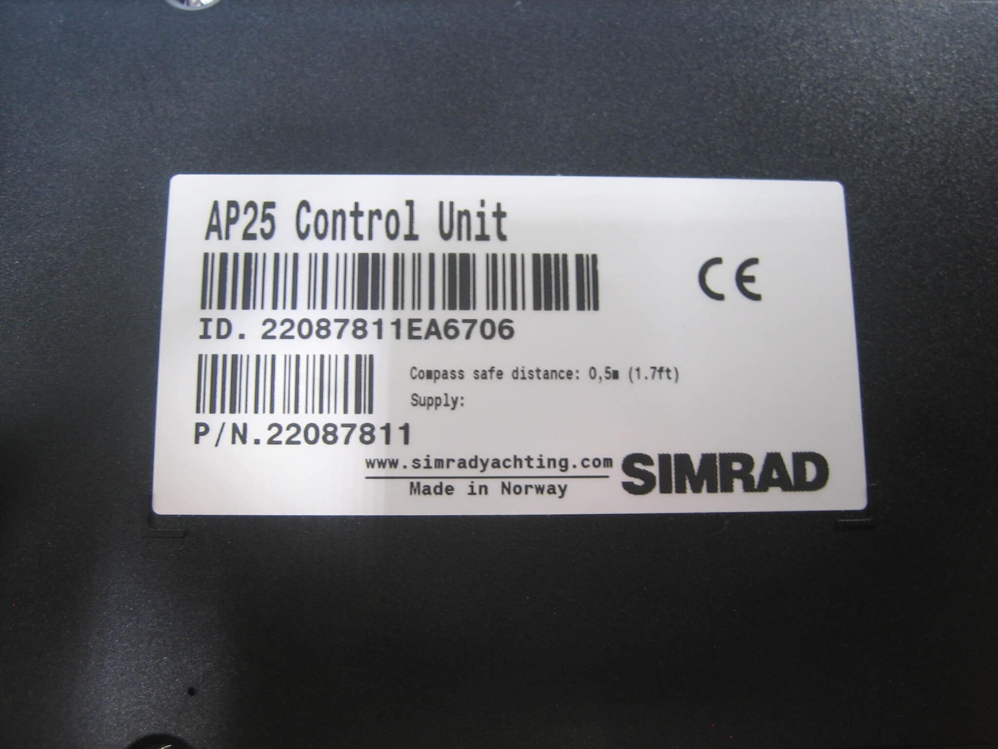 Simrad AP25 Autopilot Control Head ~ 2208781~Excel. Condition / Tested ...