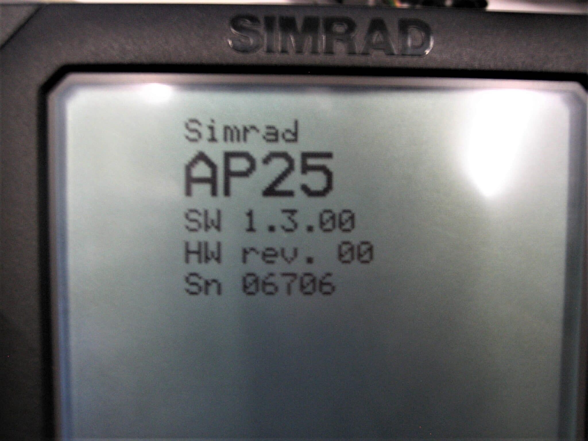 Simrad AP25 Autopilot Control Head ~ 2208781~Excel. Condition / Tested ...