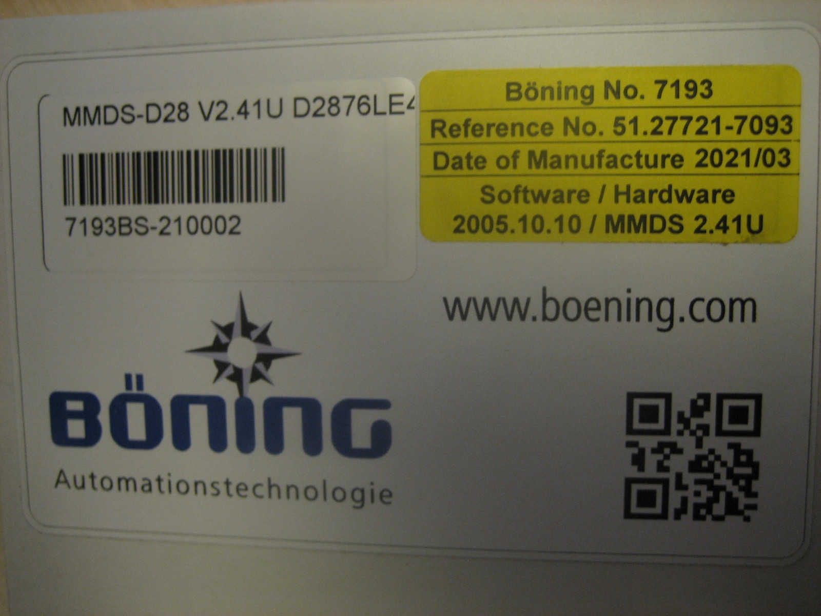 Man *NEW IN BOX* MMDS-D28 Monitoring/Diagnostic PCB - SW D2.41V #7193 ...