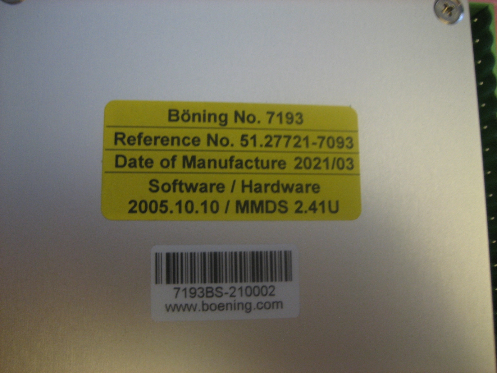 Man *NEW IN BOX* MMDS-D28 Monitoring/Diagnostic PCB - SW D2.41V #7193 ...