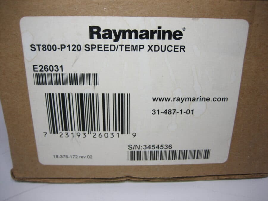 Airmar Raymarine NEW E26031 ST800 Plastic Speed Temp Transducer ST60 ...