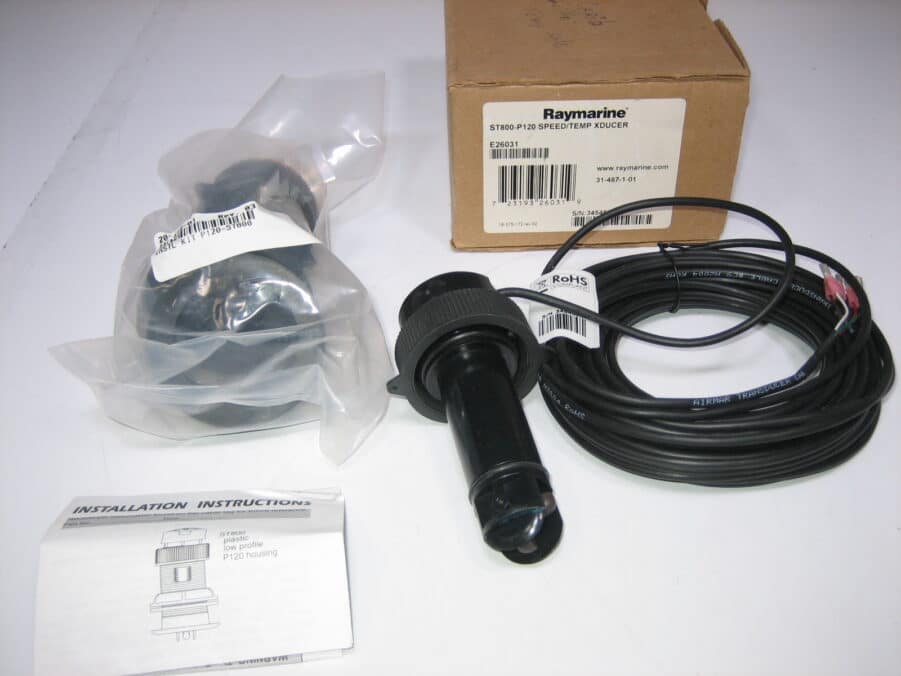 Airmar Raymarine NEW E26031 ST800 Plastic Speed Temp Transducer ST60 ...