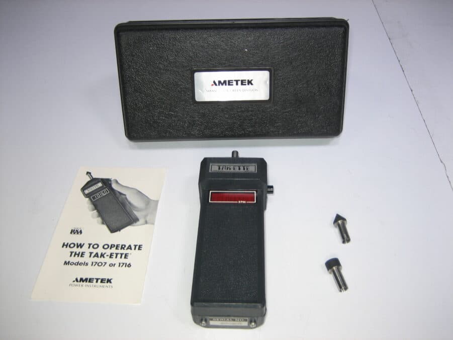 Amatek Tak-Ette Tachometer Diagnostic Tool - MINT - COMPLETE w/NEW ...