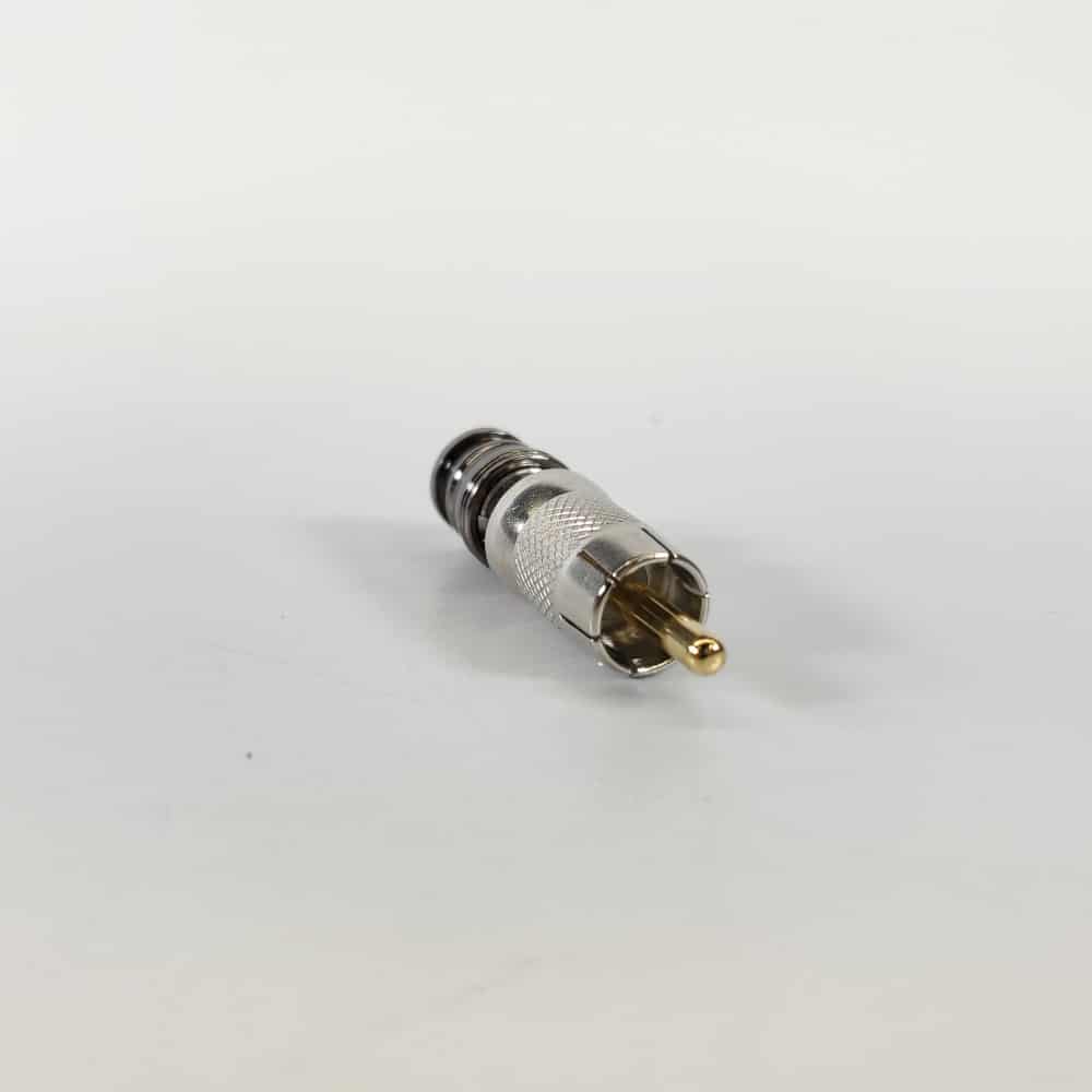 Connect Tec CM-RG59U-RCA - RG59U RCA Gold Tip Male Connectors - PACK OF ...
