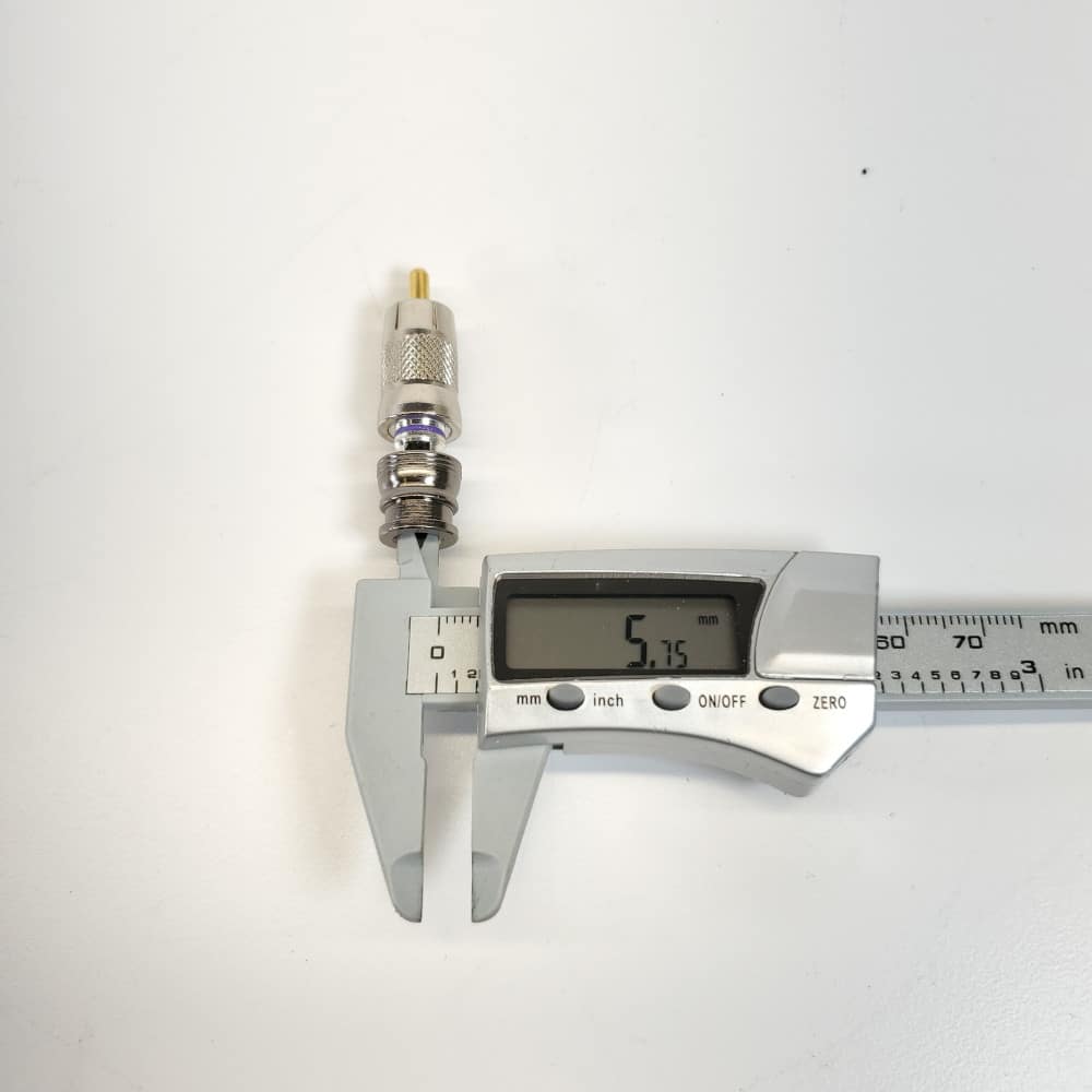 Mini Coax RCA Male Gold Tipped Connectors - LOT OF 40 NEW OLD STOCK ...