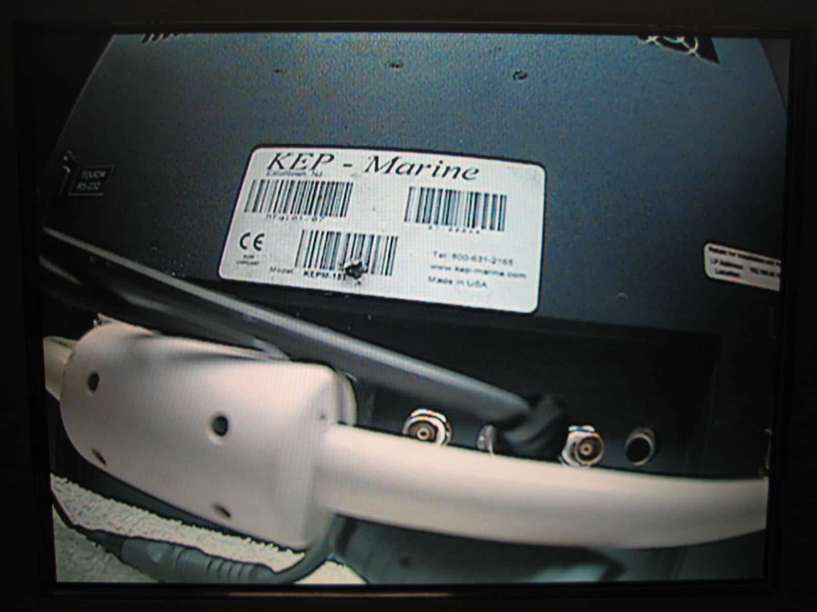 KEP Marine KEPM-15T 15" Sunlight Viewable Marine Monitor Tested Good ...