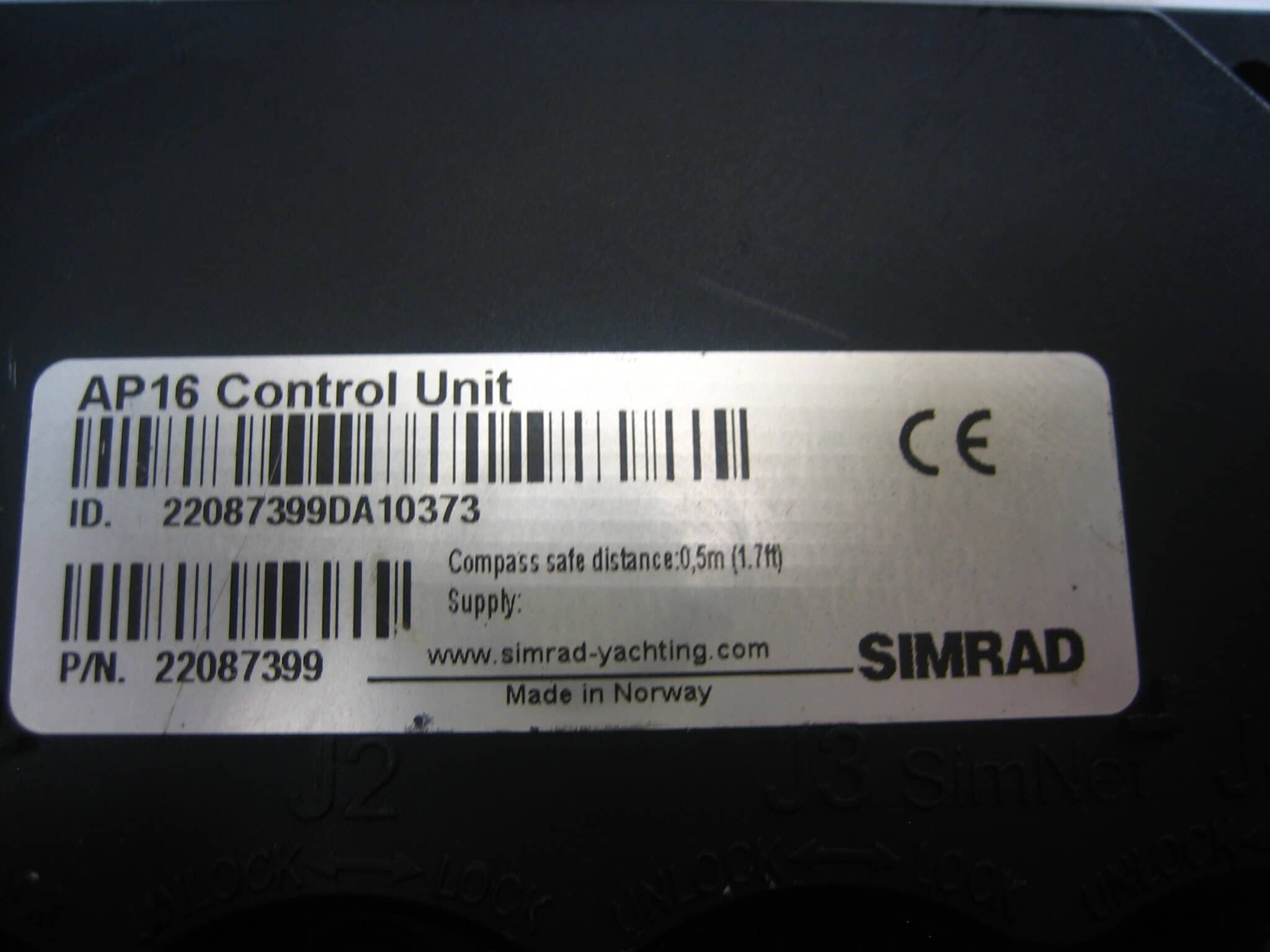 Simrad AP16 Autopilot Control Head 22087399 in Good Condition - 90 DAY ...