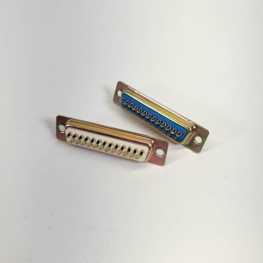 D-SUB 25-Pin DB25 Female Solder Type Plug Connector - LOT OF 15 - Max ...