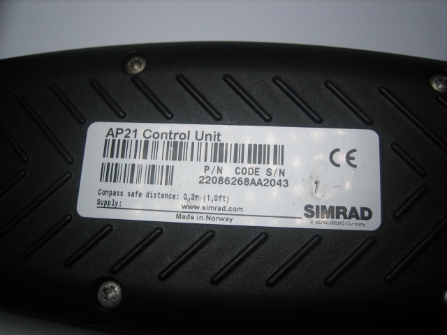 Simrad AP21-PN22086268- Boat Handheld Autopilot Control Head- New LCD ...