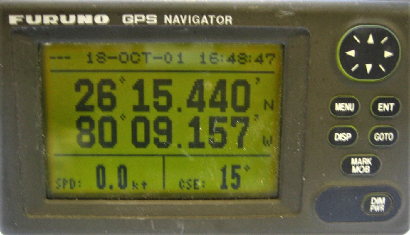 Furuno GP-30 GPS Navigator Repeater 3.5" LCD Display - Great Condition ...