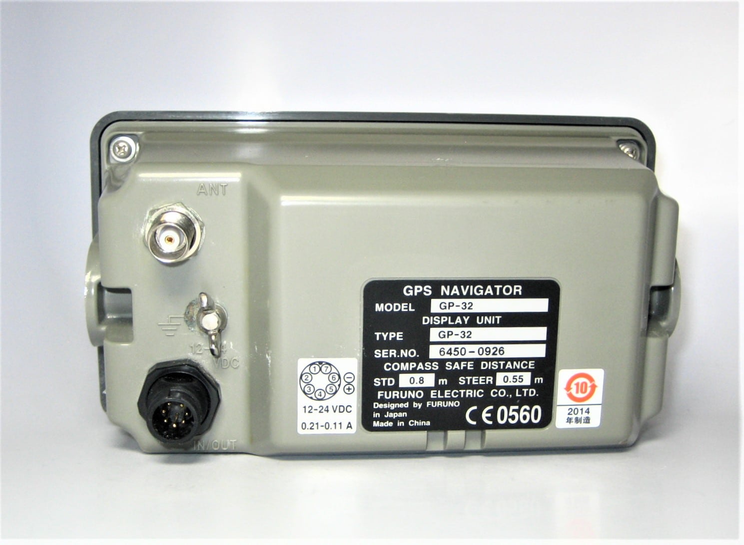 Furuno GP-32 GPS WAAS Navigator 3.5" Monochrome LCD Display Repeater ...