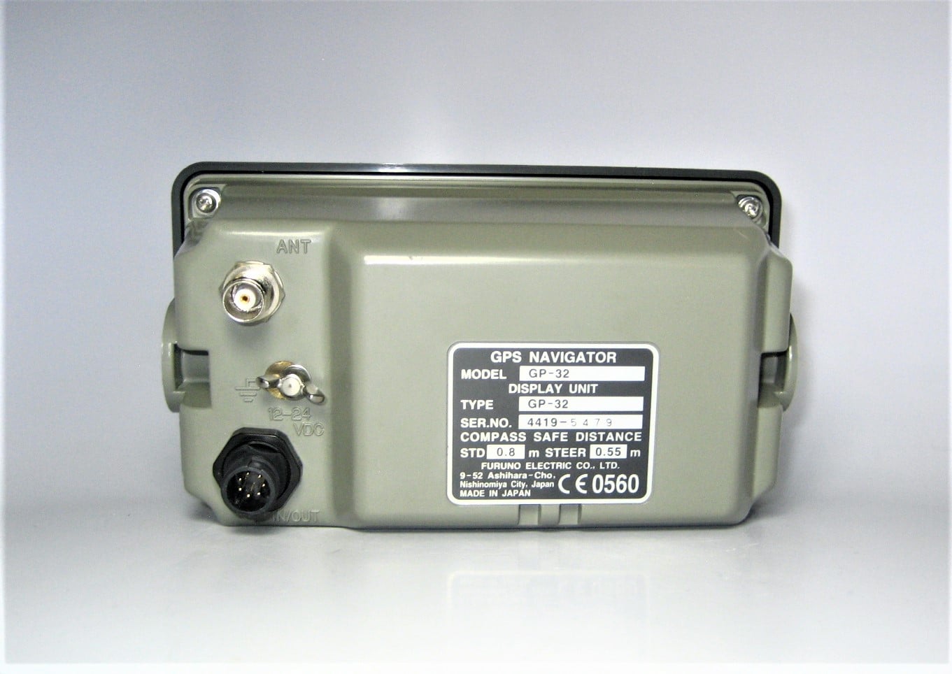 Furuno GP-32 GPS WAAS Navigator 3.5" Monochrome LCD Display Repeater ...