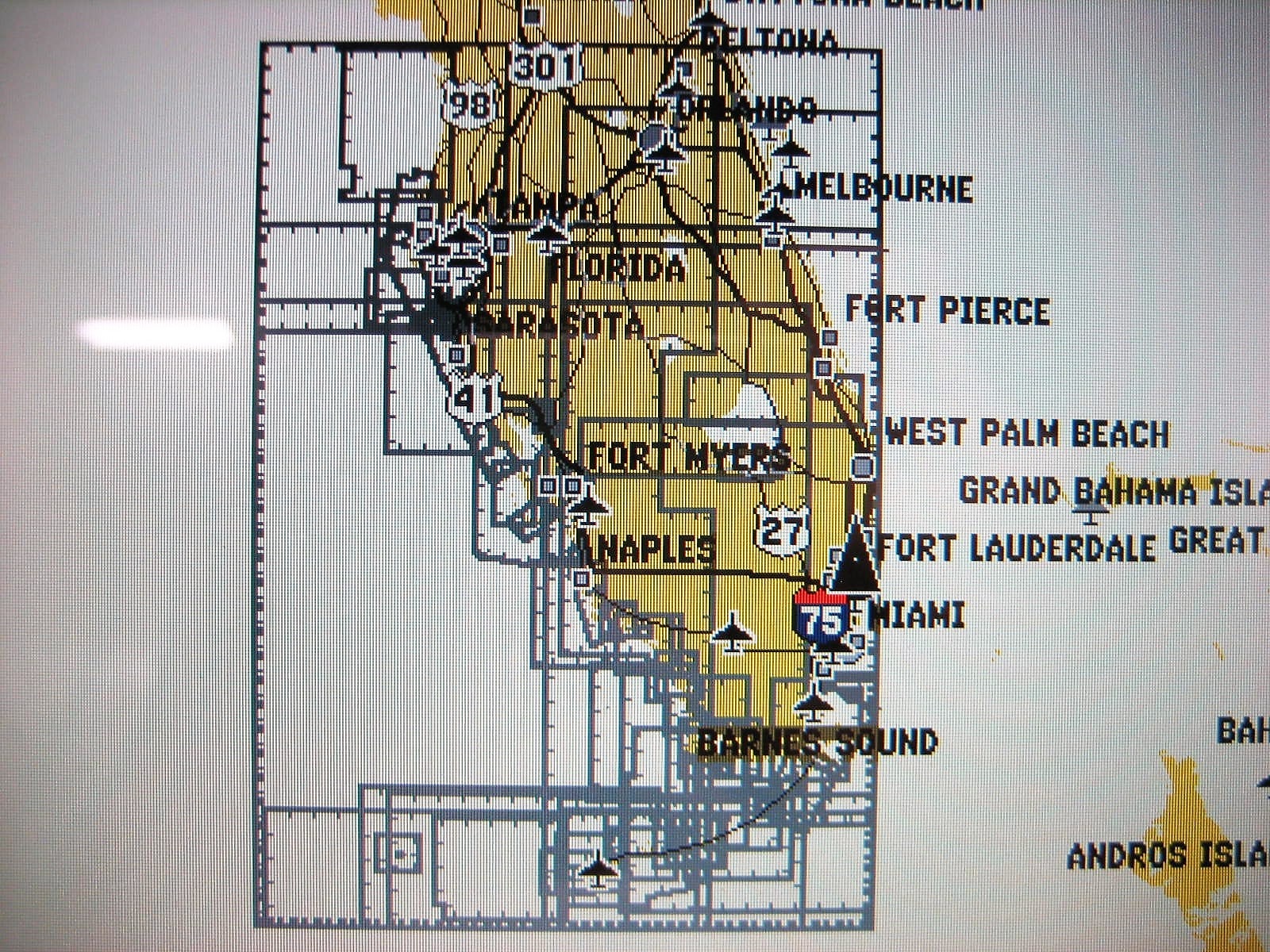 Garmin Blue Chart Southwest Florida - MUS011R JUL 05 - Great Condition ...