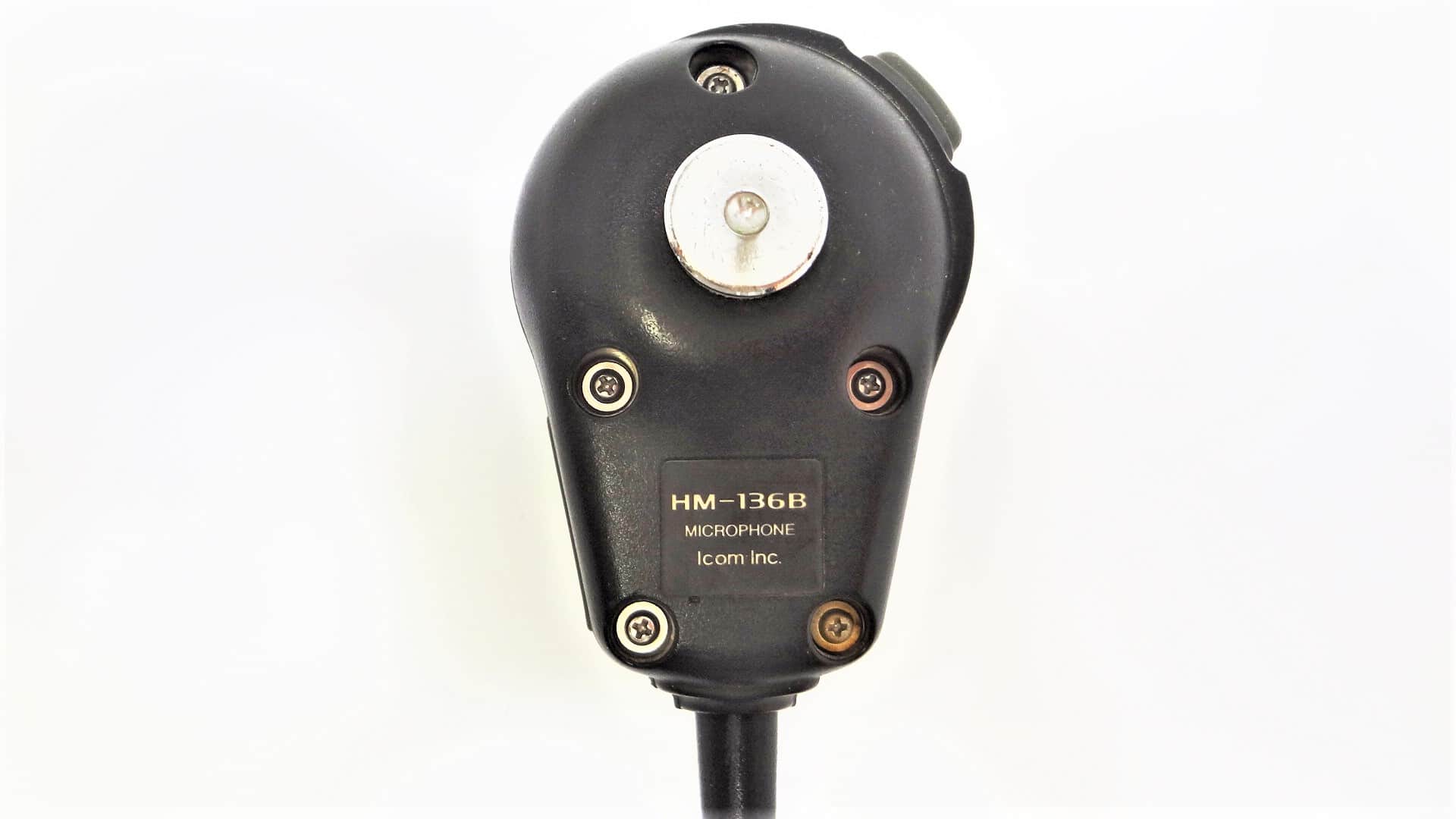 Icom Hand Microphone HM-136B For Icom VHF IC-M504 w/ Replacement Cable ...