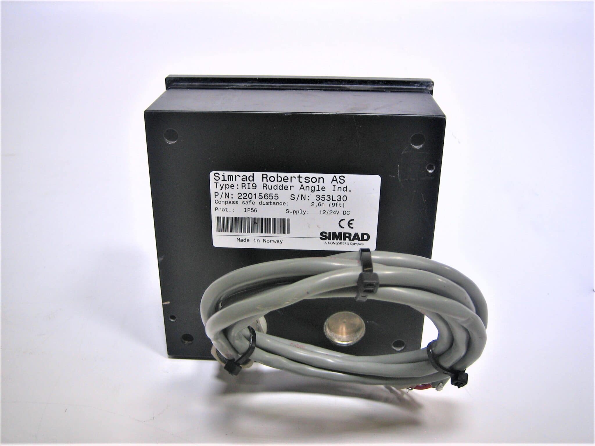 Simrad - Rudder Indicator RI9 F/ RF14XU, RF14XI, RF45/RF45X, RF100 ...