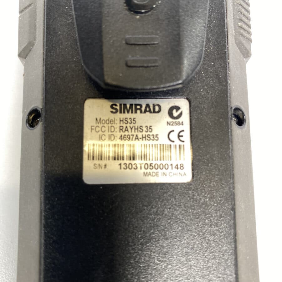 Simrad HS35 Wireless VHF Handset and Charger Cradle Great Condition ...