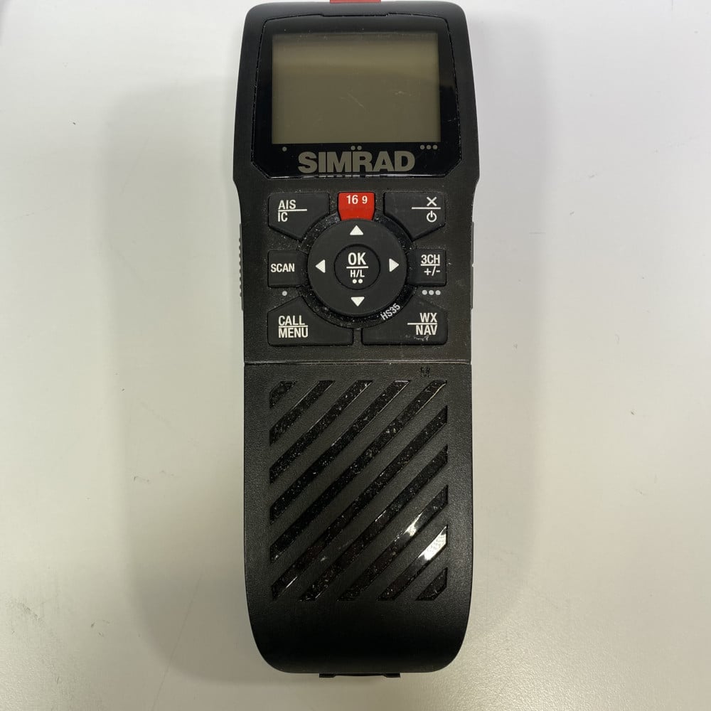 Simrad HS35 Wireless VHF Handset and Charger Cradle Great Condition ...