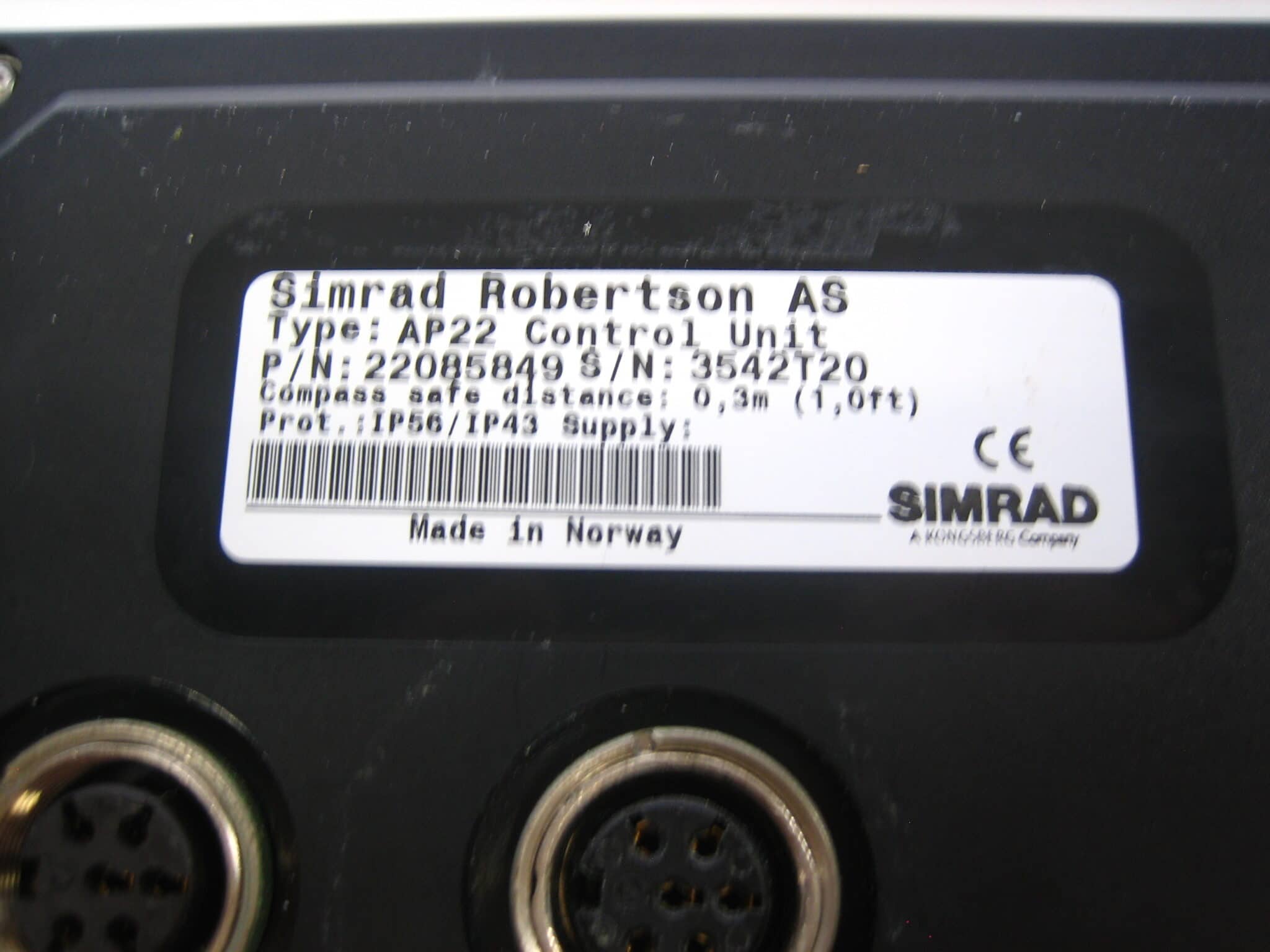 Simrad/AP22 Autopilot Control Head-New LCD! W/ Suncover | 90 DAY WARR ...