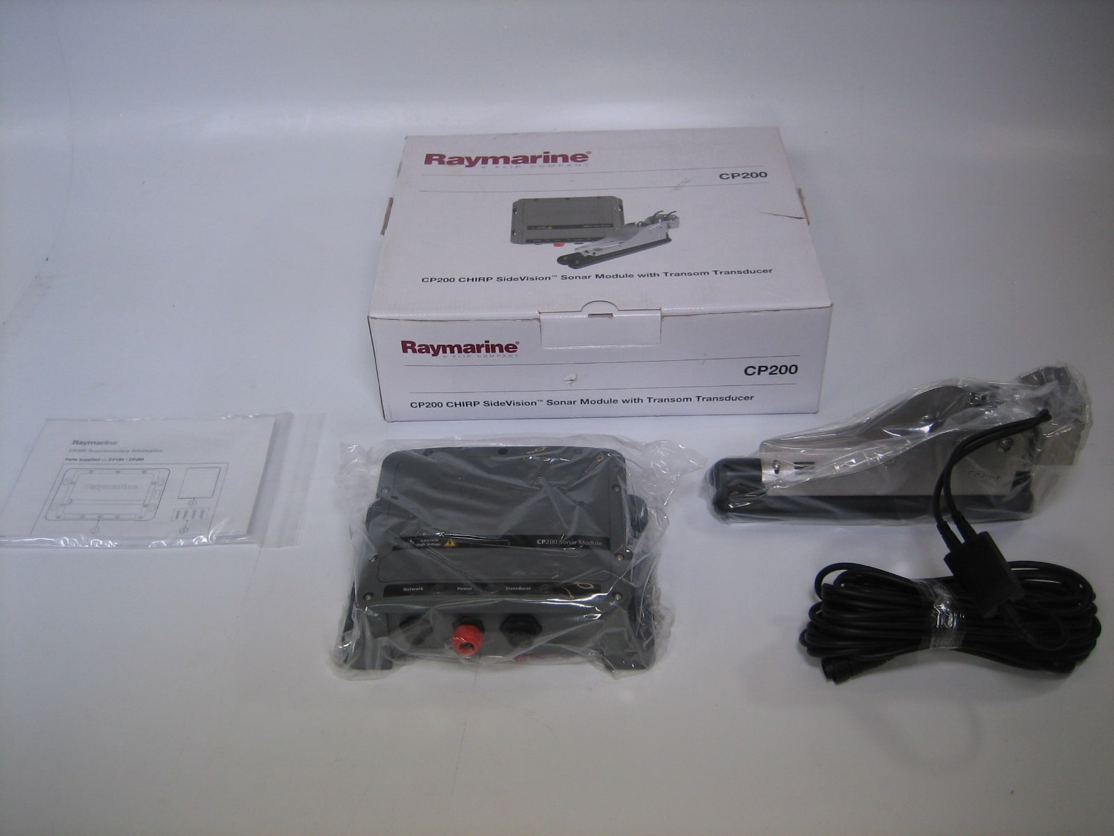 Raymarine E70257R CP200 Module & CPT-200 Sidevision Transducer REMAN ...