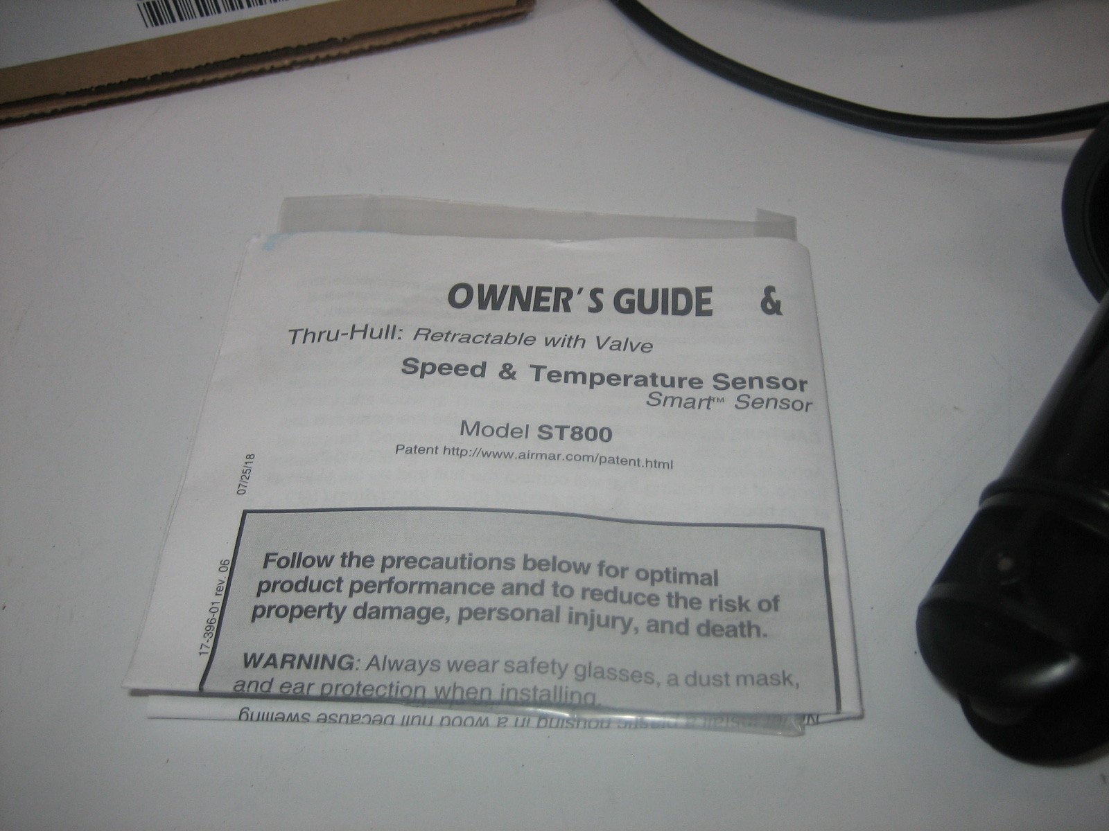 Airmar Raymarine NEW ST800 Bronze Transducer Speed Temp ST60 ST60+ ST40 ...