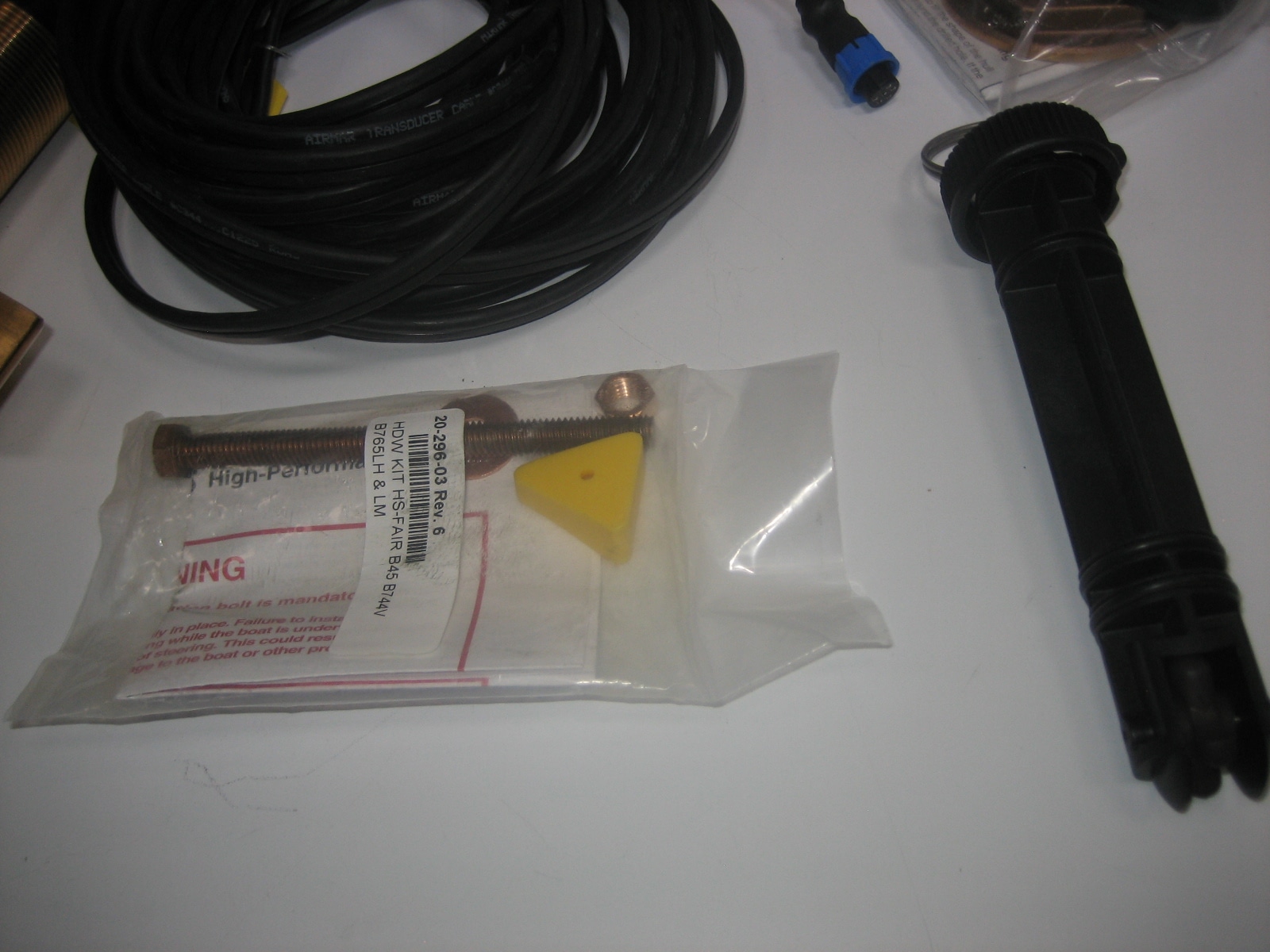 Airmar B744v Thru-Hull Transducer Bronze AA002008 Navman Northstar ...