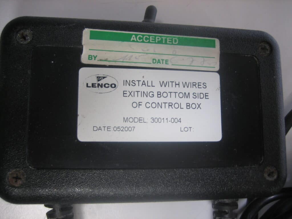 Lenco Trim Tabs Motorguide Control Box 30011-004 - Condition Unknown ...