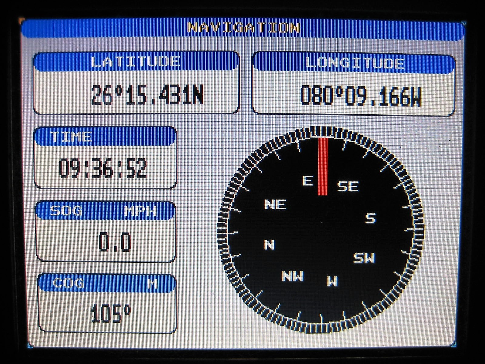 Standard Horizon GPS Chart CP 180i Tested Good ~ 90 Day Warranty - Max ...