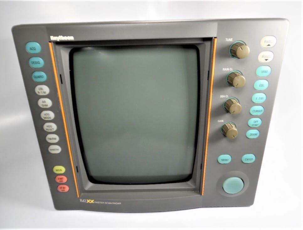 Raytheon R41XX Raster Scan CRT DISPLAY ONLY - M92548 - f/ M92542 Radar ...