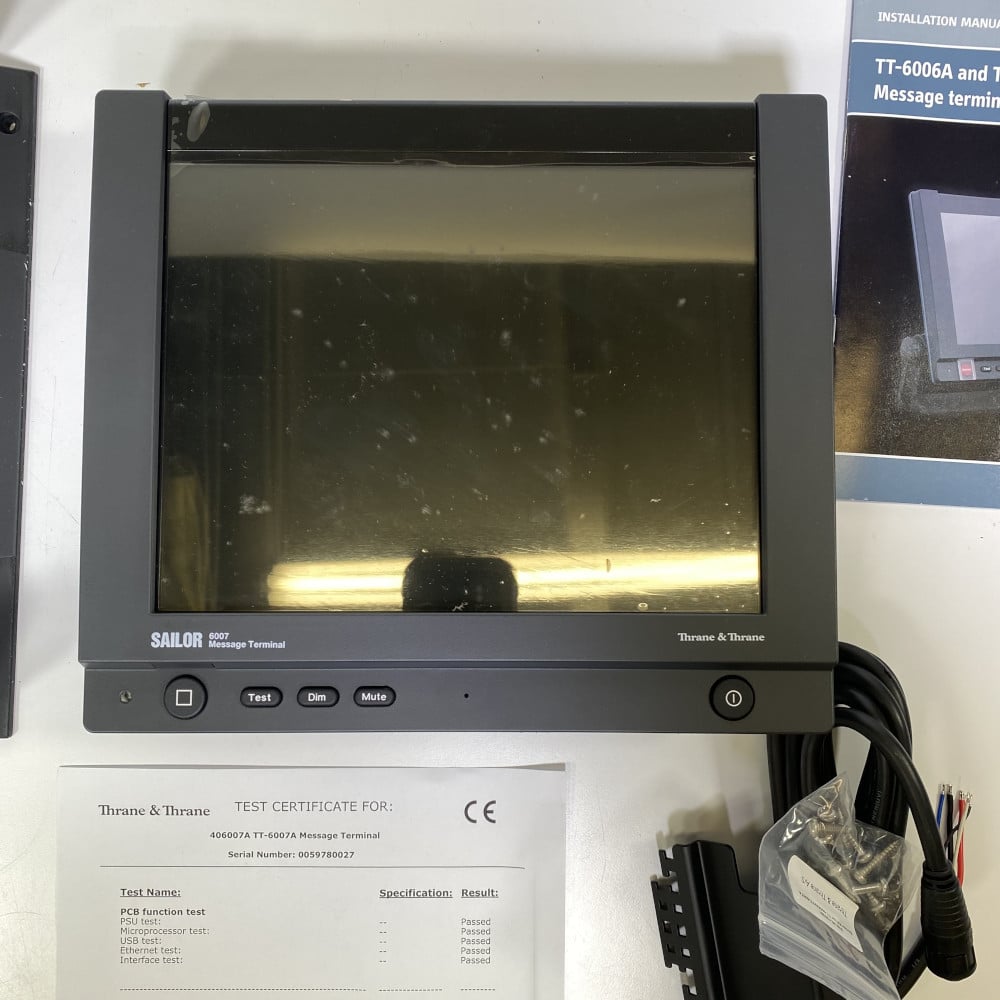 Sailor Cobham Thrane & Thrane TT-6007A 406007A Message Terminal *NEW ...