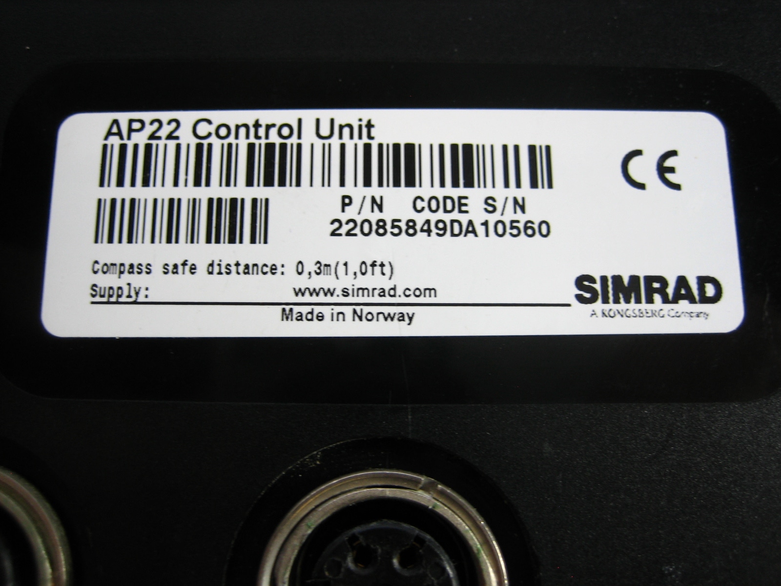 Simrad - AP22 Autopilot Control Head - Great Condition 22085849 ...