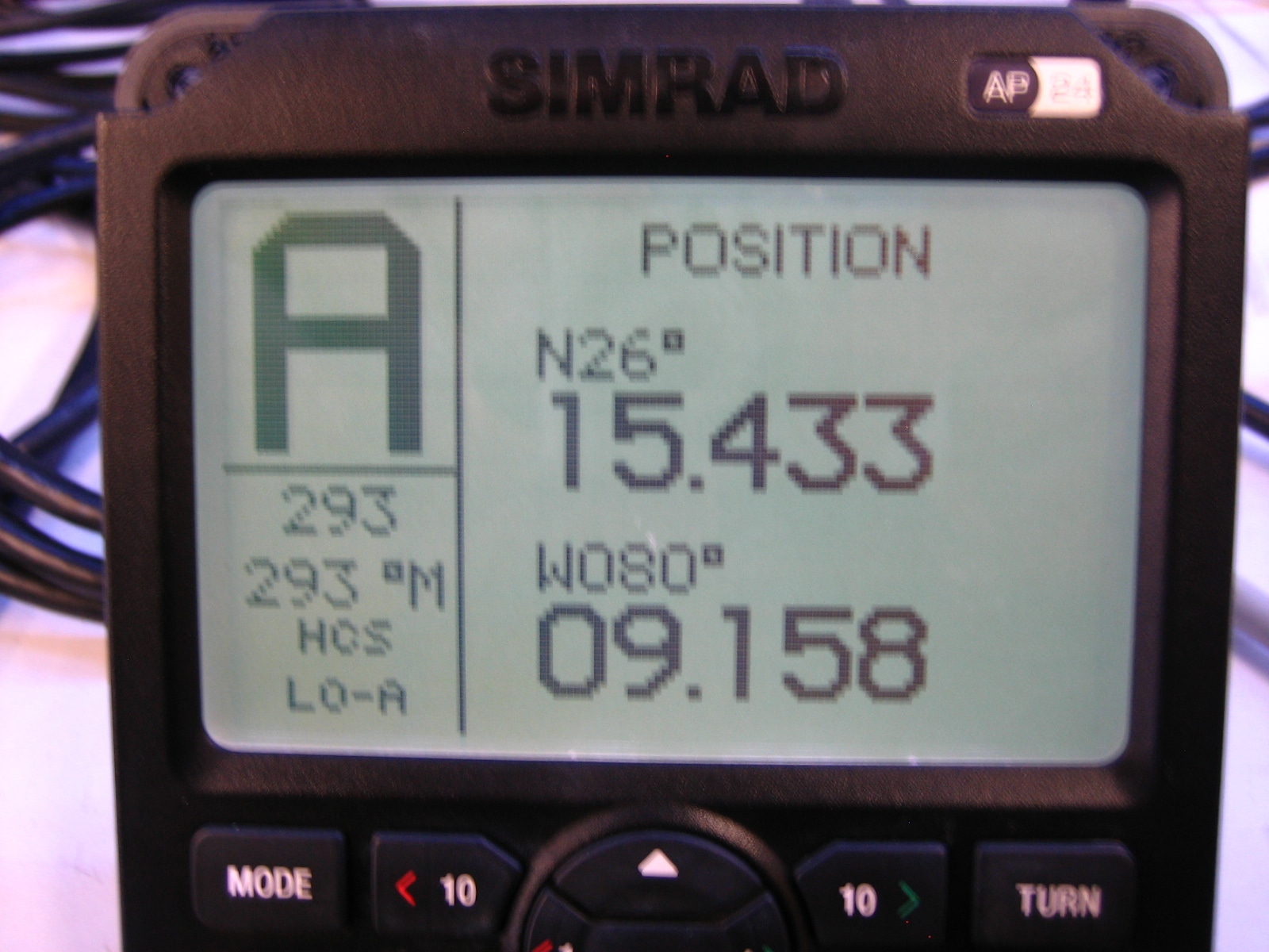 Simrad AP24-Autopilot Control Head in GOOD Condition PN-22096614/Tested ...