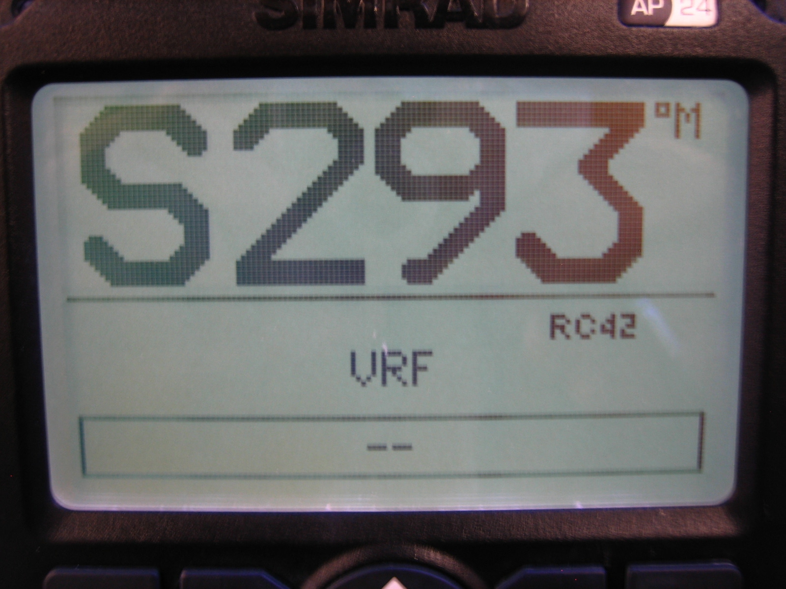 Simrad AP24-Autopilot Control Head in GOOD Condition PN-22096614/Tested ...