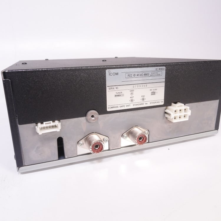 Icom IC-M802 SSB Radio x2 Transceiver x2 AT-140 Autotuner x2 - PARTS ...
