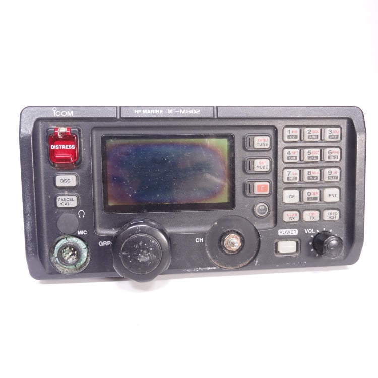 Icom IC-M802 SSB Radio x2 Transceiver x2 AT-140 Autotuner x2 - PARTS ...