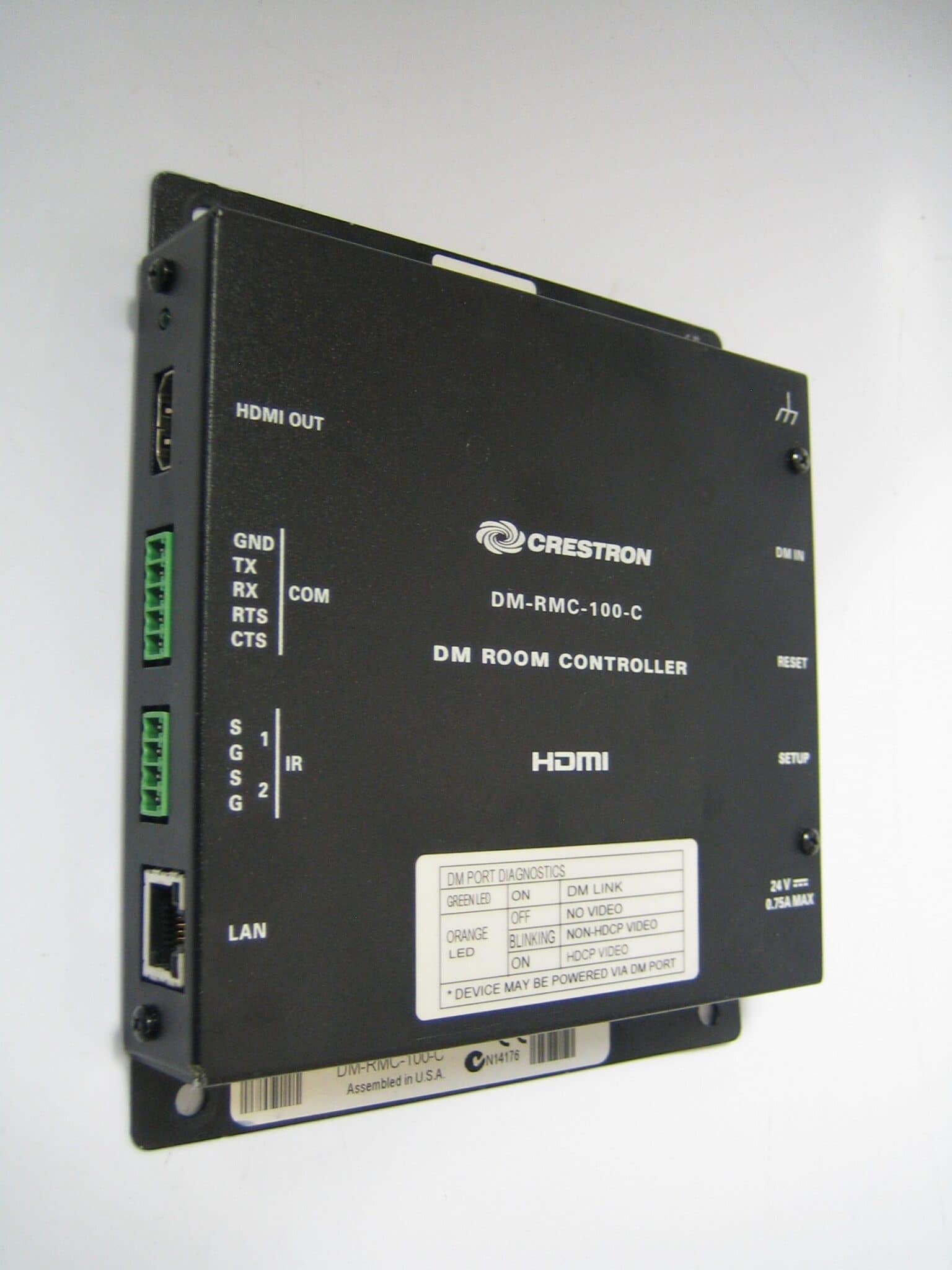 Crestron DM Room Controller, DM-RMC-100-C bundled with 24v Power supply ...