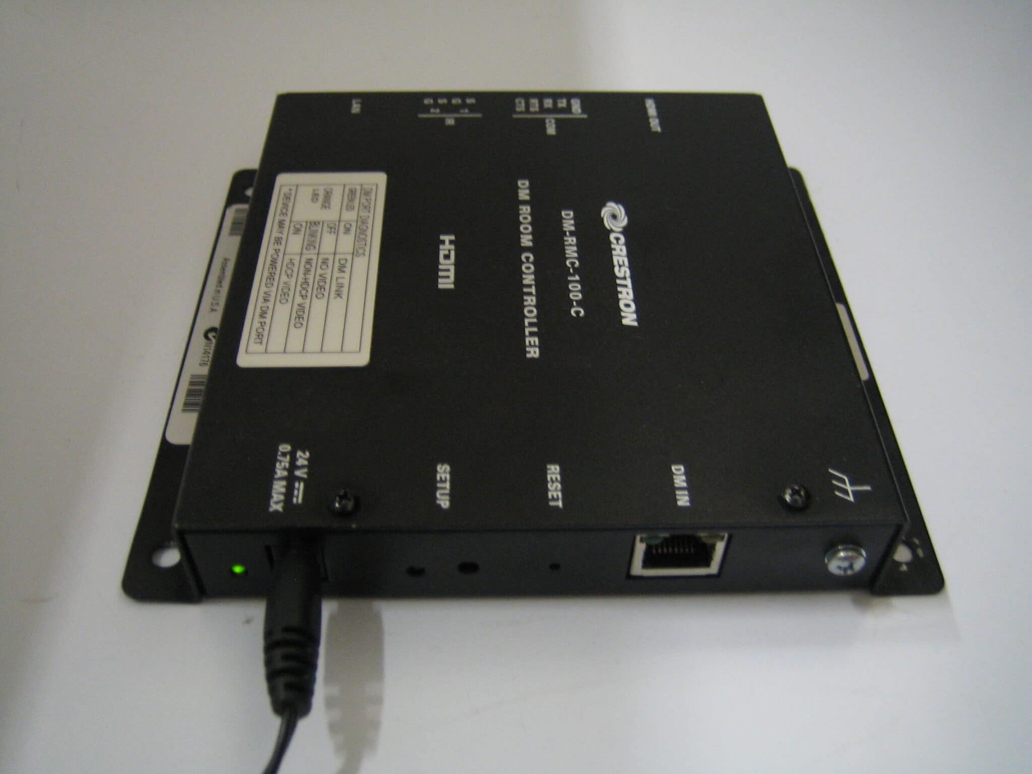 Crestron DM Room Controller, DM-RMC-100-C bundled with 24v Power supply ...