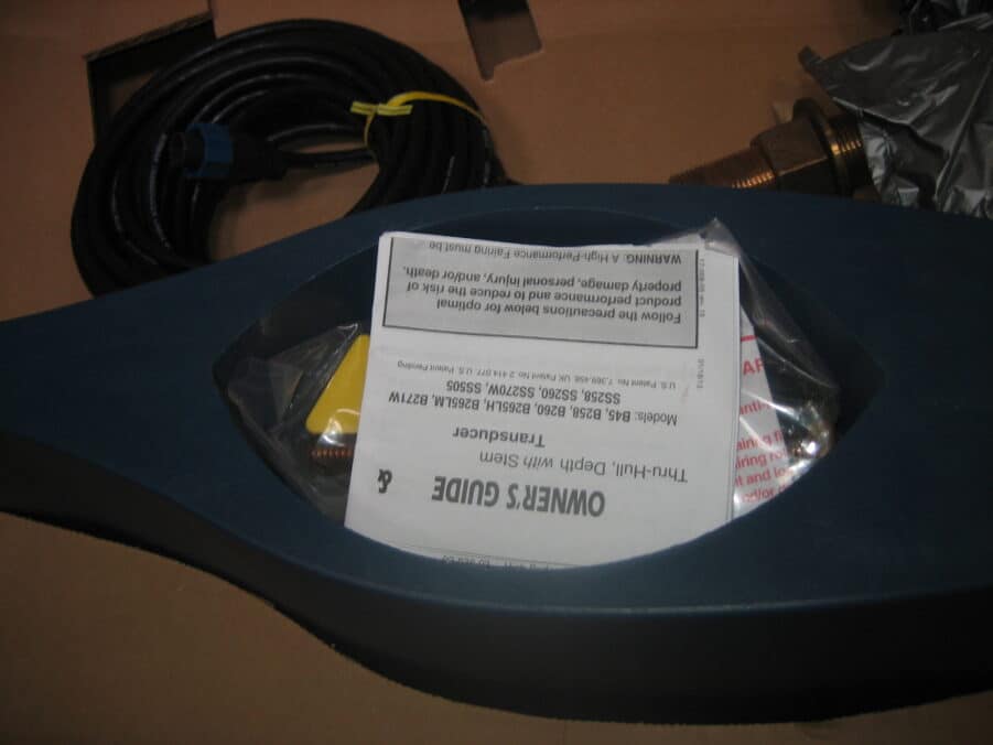 Airmar Lowrance Simrad B258-BL 1000w 1kw Thru-Hull Bronze Transducer w ...
