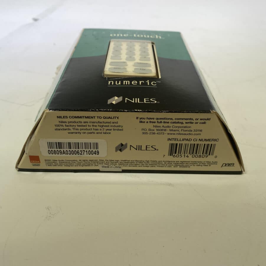 Niles Intellipad Ci Numeric One-Touch Accessory Keypad - New Old Stock ...