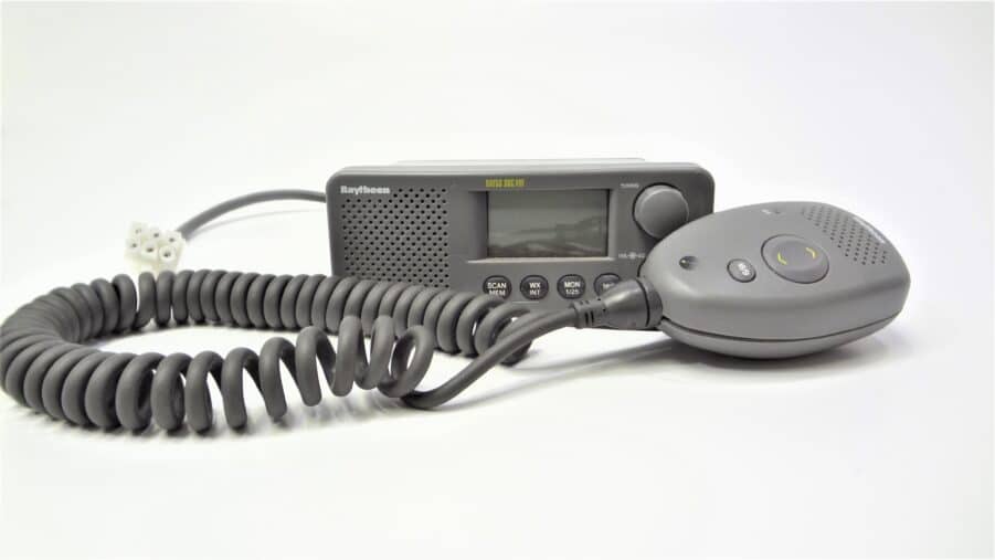 Raymarine Ray53 Submersible Maritime VHF Two Way Radio Transceiver Unit ...