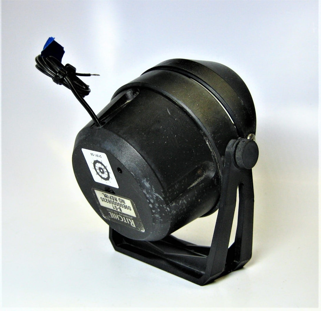 Ritchie B-51 Black Explorer Compass w/ Green LED Bulbs & Bracket Mount ...