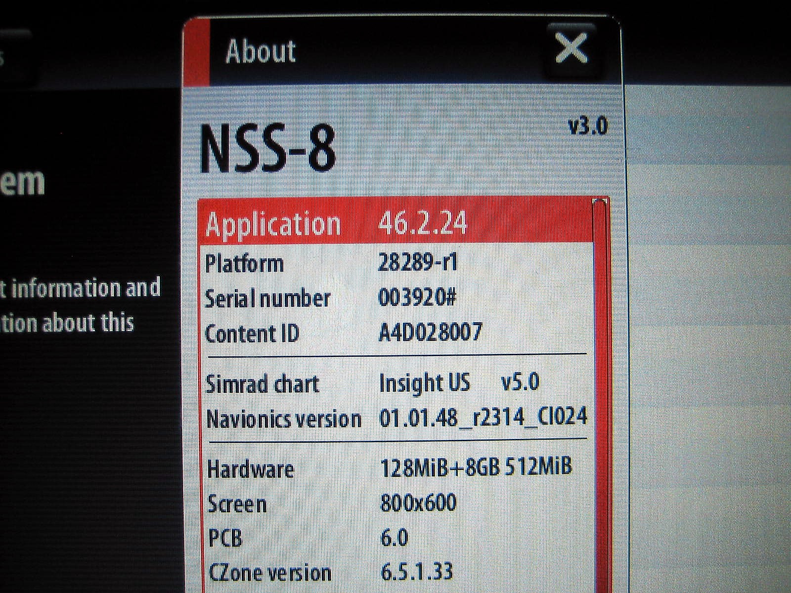 Simrad NSS8 Amer MFD Display + Sun Cover - Tested Working Cond - Max ...