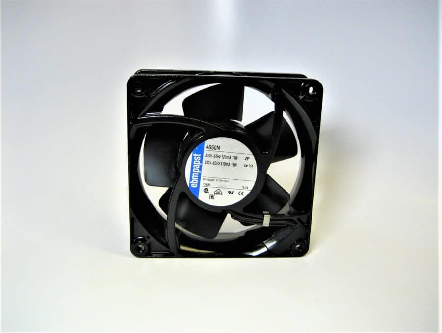 EBM-PAPST 4650N Electrical Component 230VAC Black Square AC Axial Cooling Fan - Max Marine ...