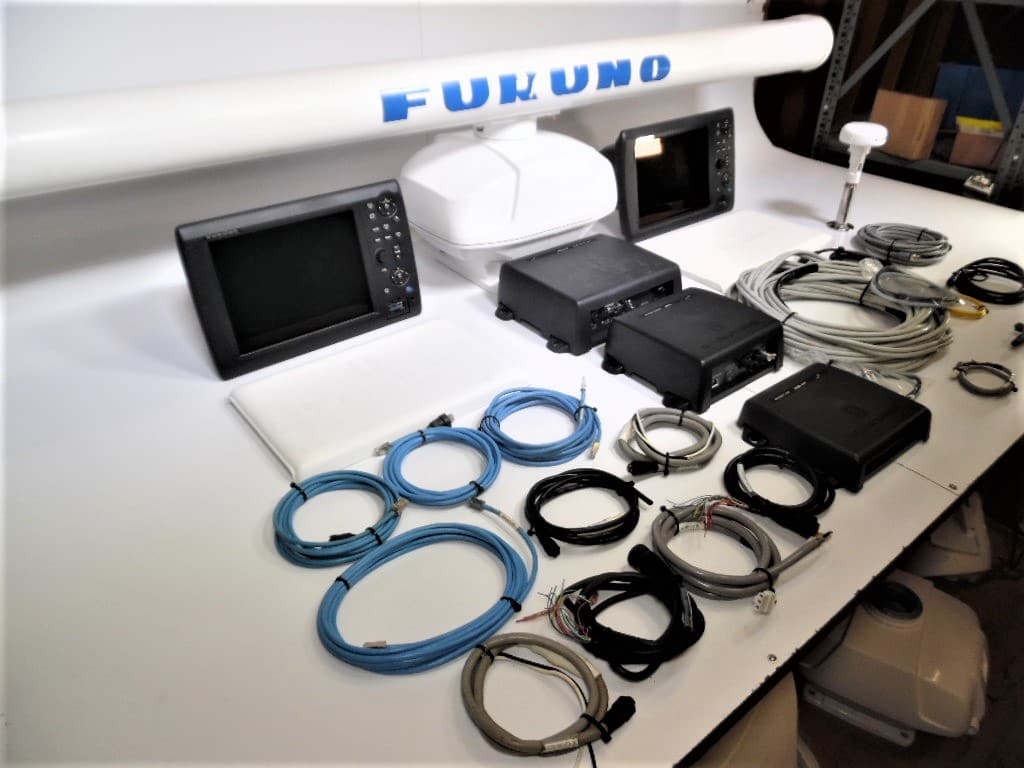 Furuno Dual Navnet 3D MFD12 w/ DRS12A GP-330B DFF1 HUB-101 SYSTEM ...